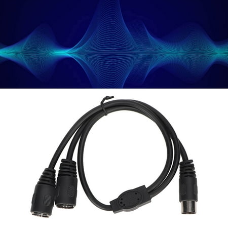 DIN 5 Pin Male To 2 DIN 5 Pin Female Cable, Accurate DIN 5 Pin Splitter ...