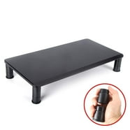 Displays2go Acrylic Countertop Monitor Riser, 16.5" x 11.75" Surface, 9 ...