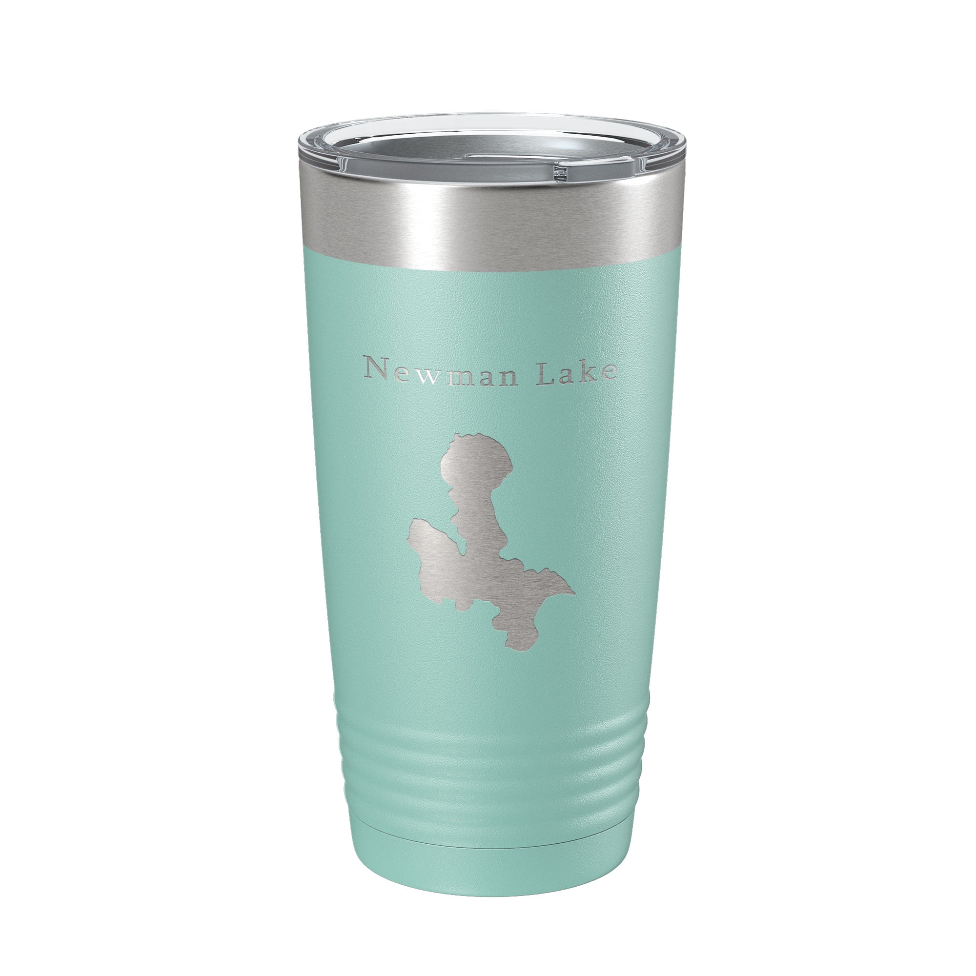 Newman Lake Map Tumbler Travel Mug Insulated Laser Engraved Coffee Cup ...