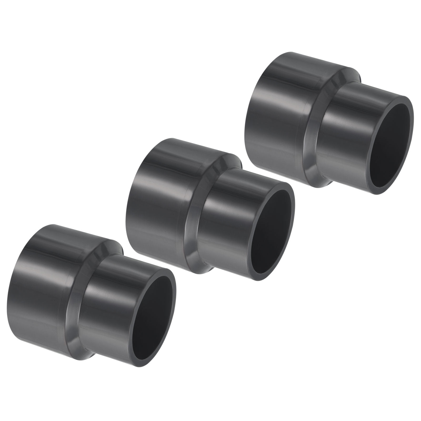 Uxcell 2.5x2" ID Reducer Pipe Fitting PVC Straight Socket Coupling ...