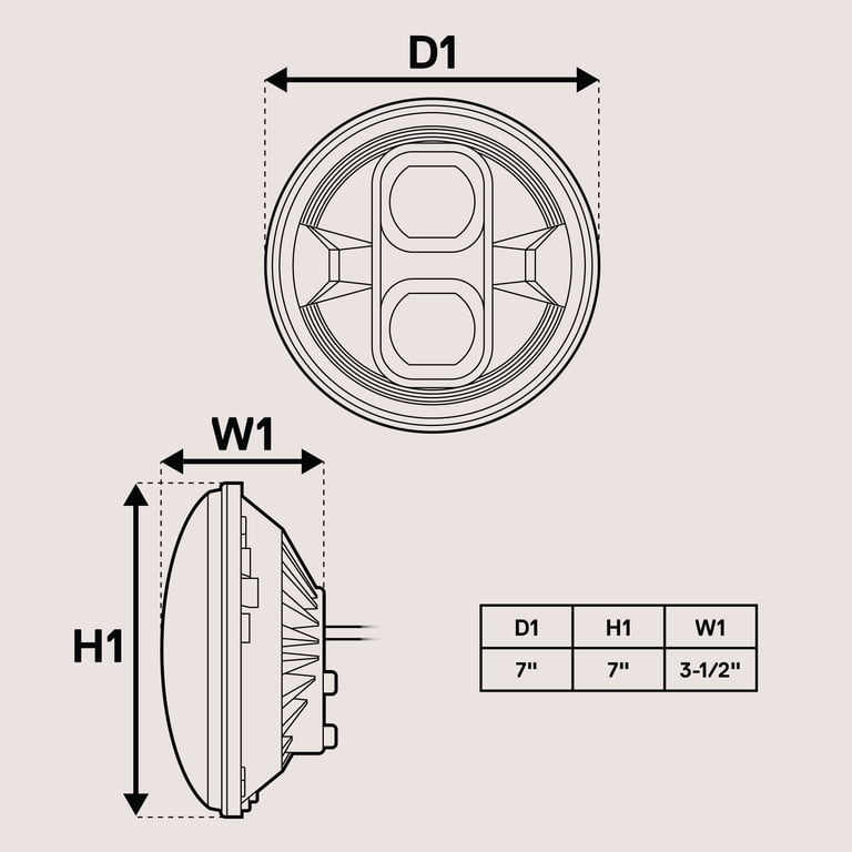 Sealed Beam Headlight Current Draw - The Best Picture Of Beam
