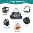 ALAZA Hummingbird Oil Print Cooler Lunch Bag Insulated Reusable Lunch ...