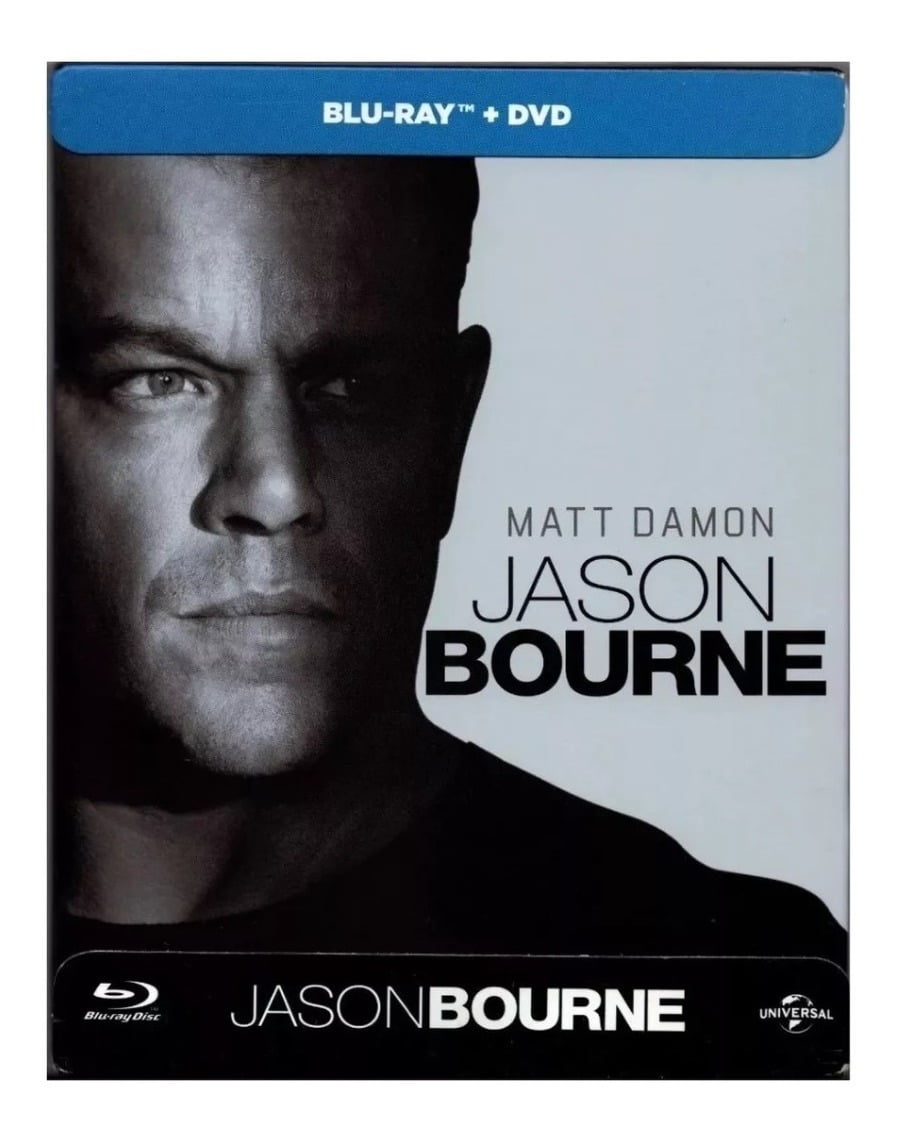 Jason Bourne 2016 Accion Pelicula Steelbook Blu ray Universal Jason ...