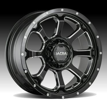 ULTRA 203bm hunter 20x9 -12et 106.10mm gloss black cnc milled accents ...