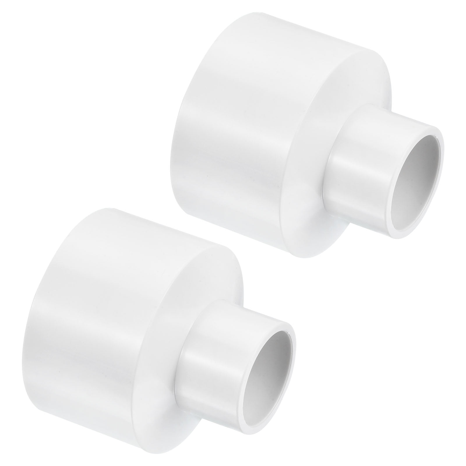 Uxcell 50mm to 25mm ID PVC Reducer Pipe Fitting Straight Adapter ...
