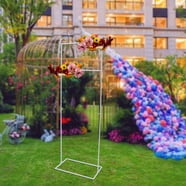 SalonMore 6.5 FT Metal Wedding Arbor, Wedding Arch for Ceremony,Garden ...