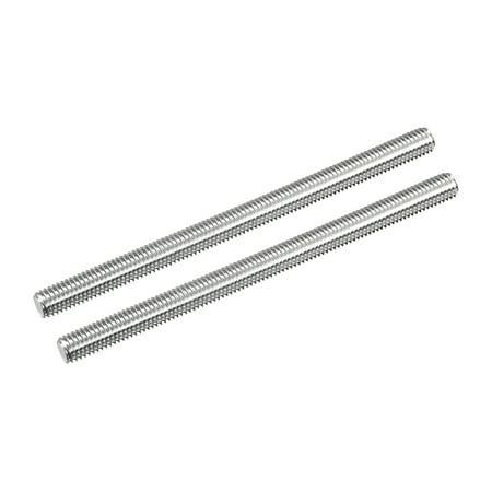 Uxcell Fully Threaded Rod M8 x 120mm 1.25mm Thread Pitch 304 Stainless ...