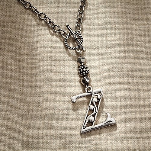 Jim Shore Necklace Monogram Letter Z - Walmart.com