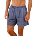 Nuoqisi Men's Solid Full Snap Button Post-Surgery Recovery Elastic ...