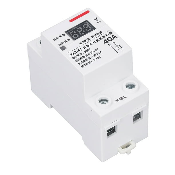 Protector de voltaje para riel DIN, dispositivo de protección contra ...