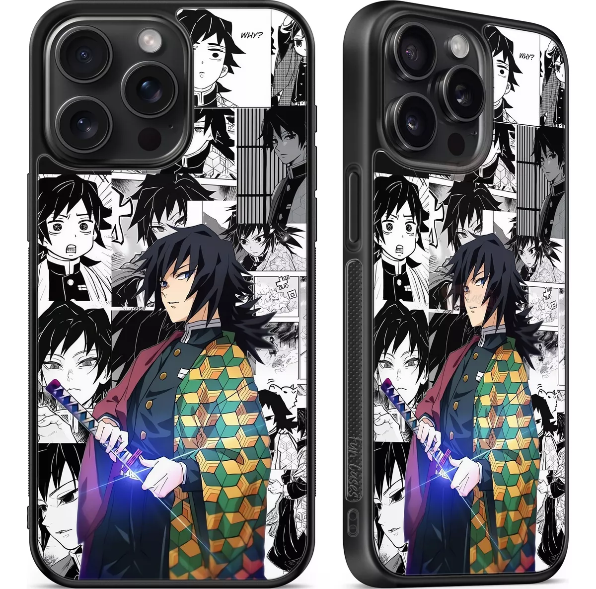 Funda Demon Slayer Tomioka Giyu Pilar Del Agua Manga Collage | Walmart ...