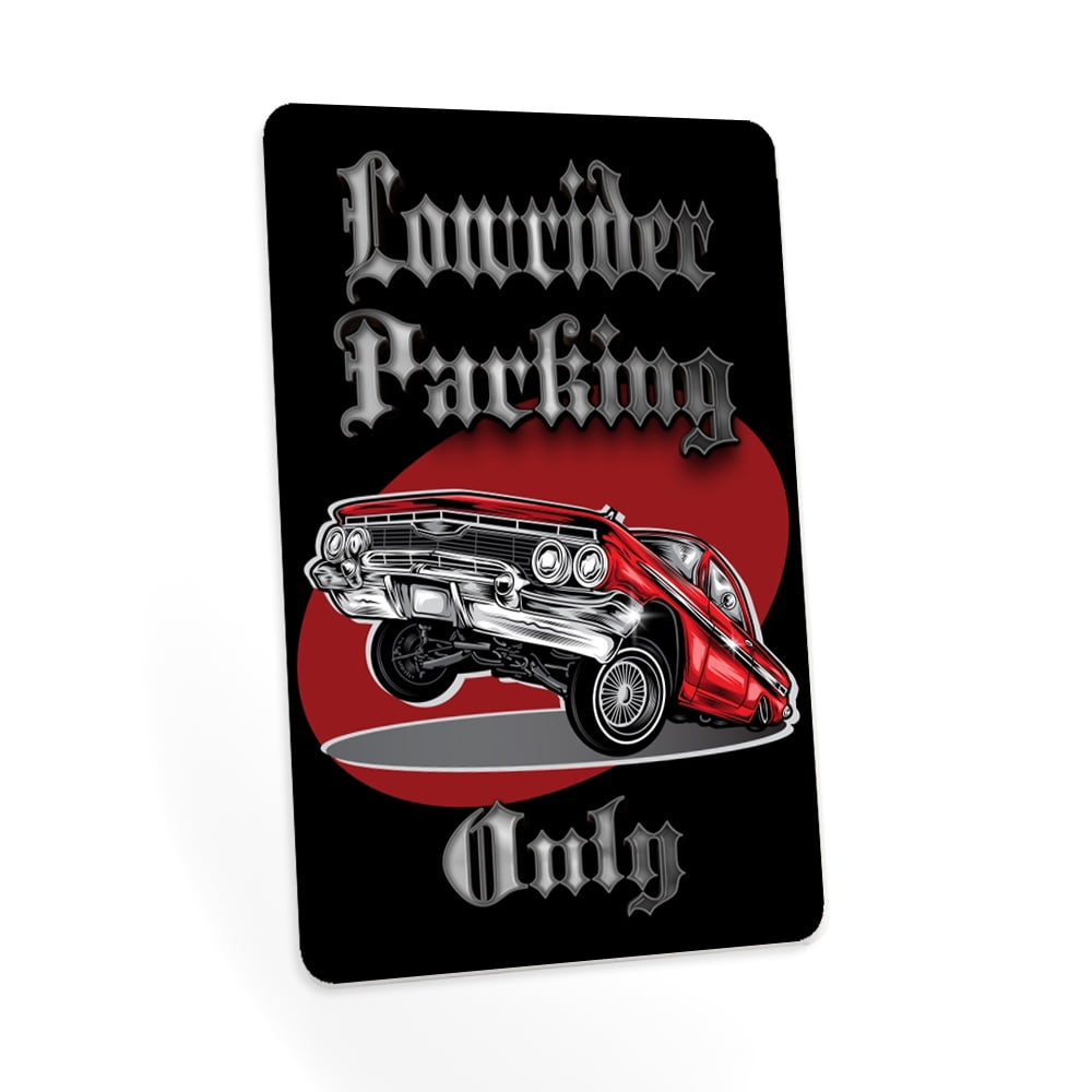 Lowrider Parking Only, Hot Rod Décor, Parking Sign, Signs for Garage ...