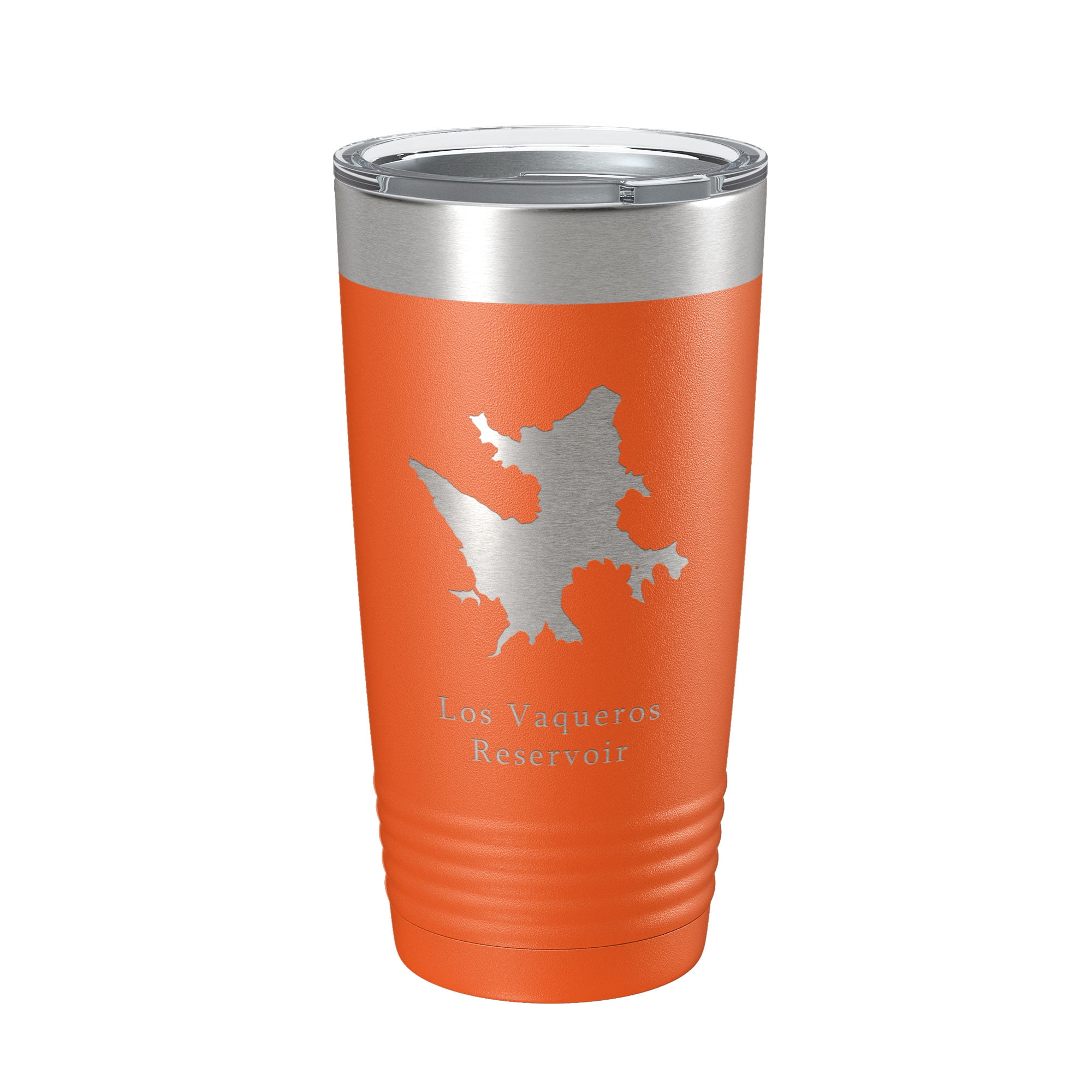 Los Vaqueros Reservoir Tumbler Lake Map Travel Mug Insulated Laser ...