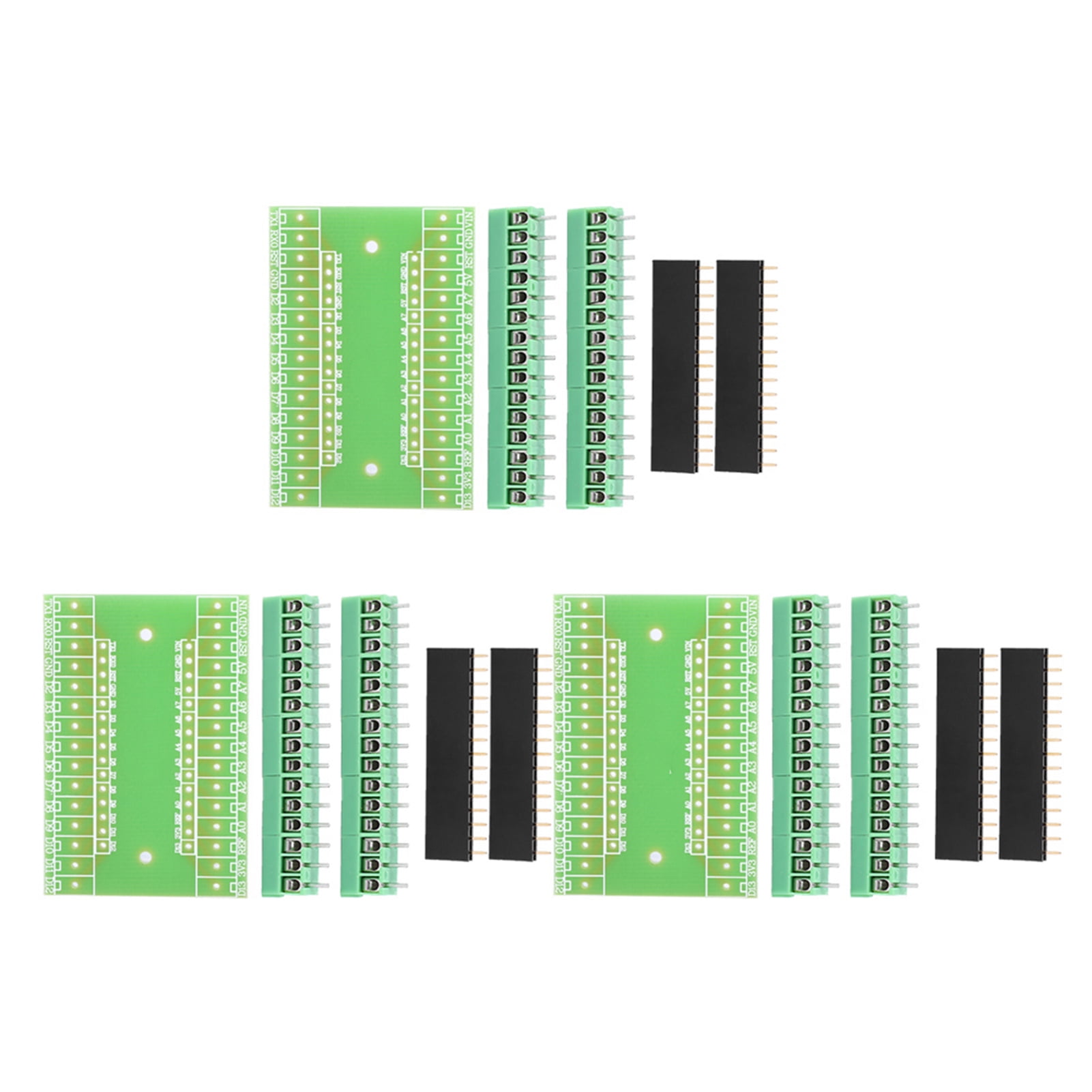 Juego de 3 placas de expansión aptas para Arduino Nano 3,0, adaptador ...