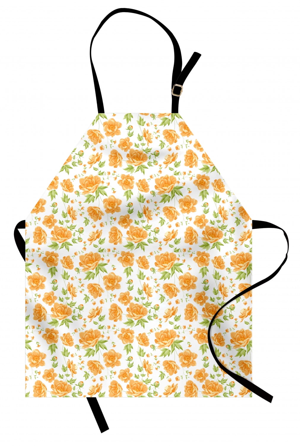 Flower Apron Peony Bouquets Romantic Holiday Season Classic Old Days ...