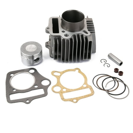 52.4mm Cylinder Head Assembly with Gaskets Pistons Set for 110cc ...