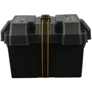 Shoreline Marine Battery Box with Cover, Black - Walmart.com