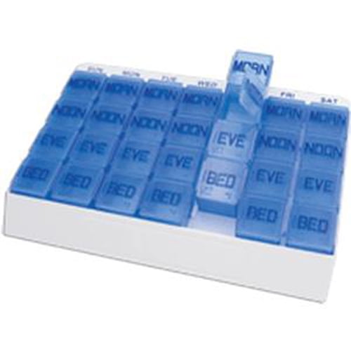 Apex Medical Medi Tray Pill Organizer 9-5/16 W x 6-3/4 H x 1-1/8D-1 ...