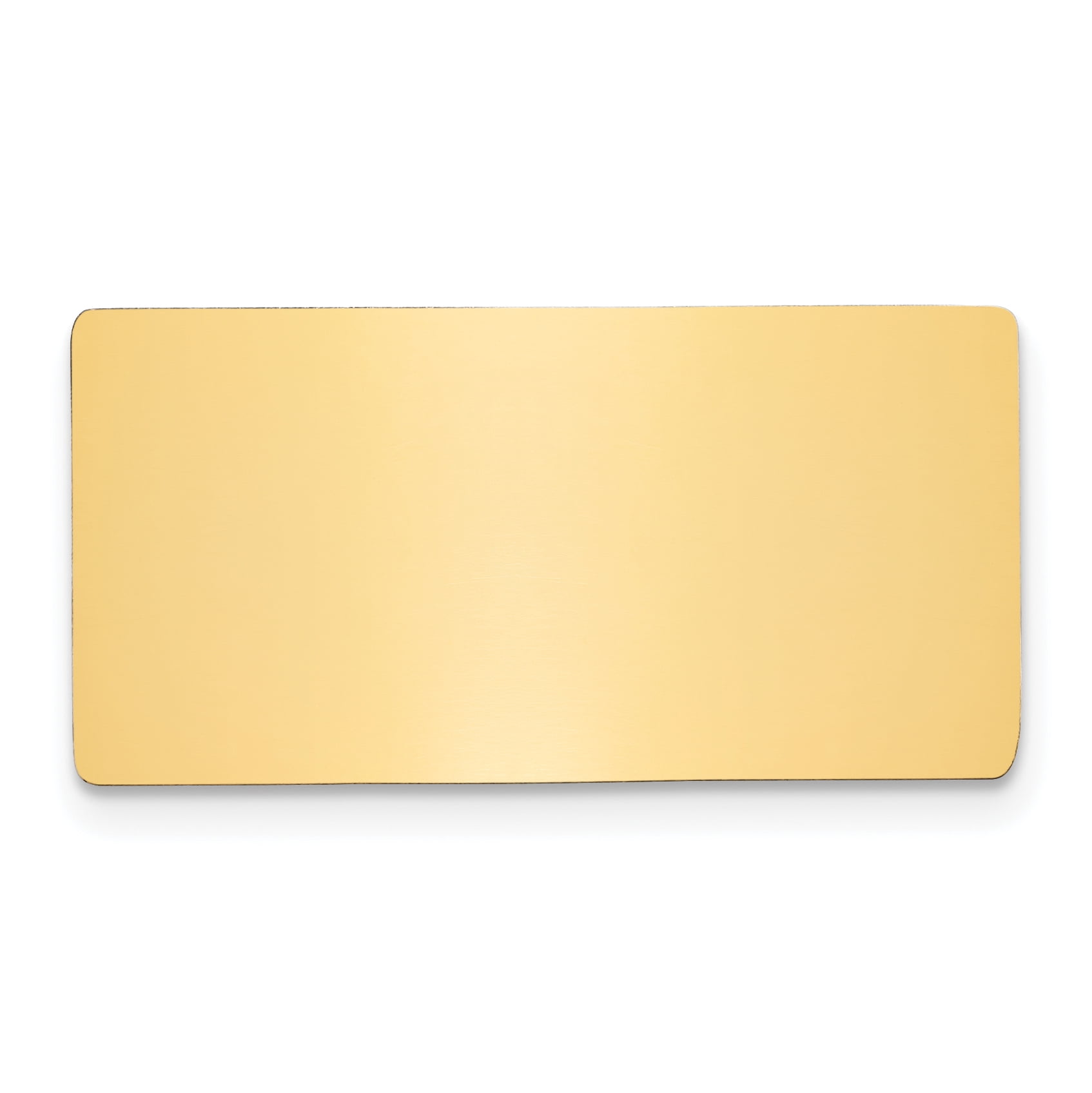 11/16 x 1 11/32 Polished Brass Plates-Sets of 6 GL6678 - Walmart.com