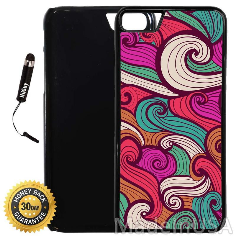 Custom iPhone 8 Case (A2970) Edge-to-Edge Plastic Black Cover with ...