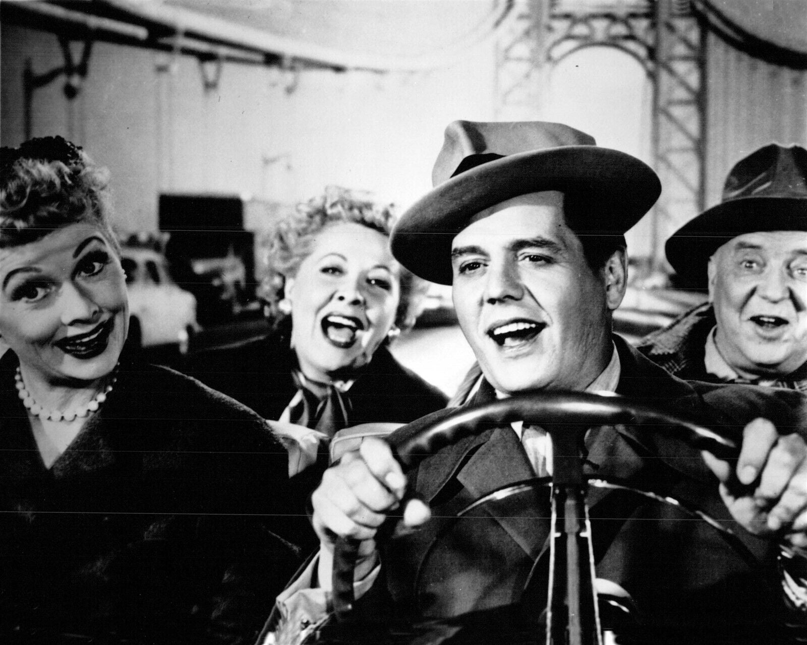 I Love Lucy California Here We Come Lucy Desi Ethel & Fred in car 11x17 ...