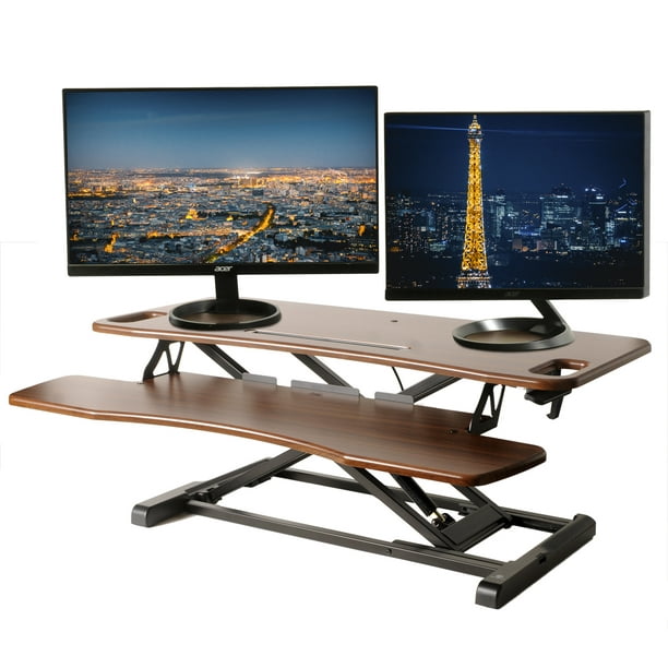 TechOrbits Rise-X Pro Standing Desk Converter - Height Adjustable Stand ...