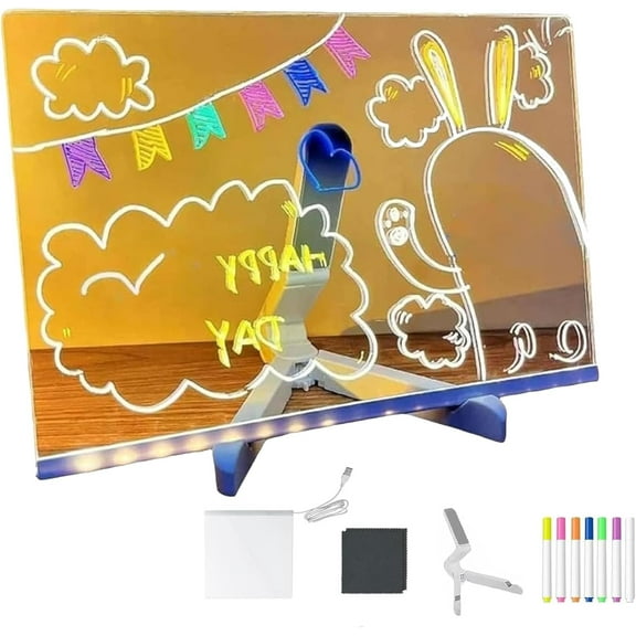 HILABEE A4 Drawing Board Drafting Table, Portable Square Clamps ...