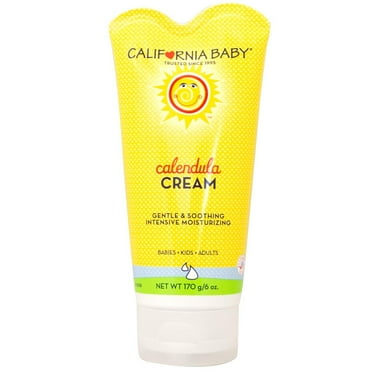 California Baby Organic Calendula Cream, Soothing for Diaper Rash ...