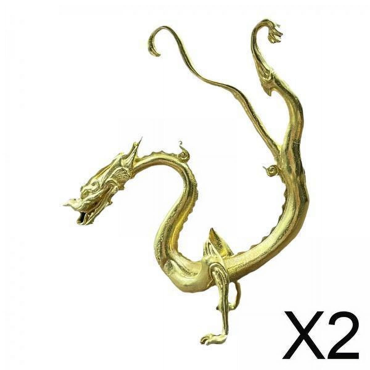 Escultura de dragón,Estatuilla de dragón de latón,decoración de ...