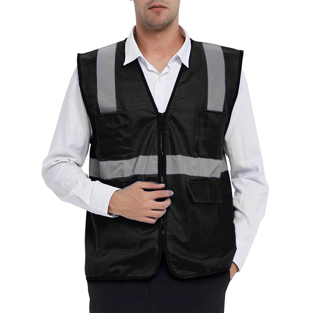 GOGO Safety Vest High Visibility Reflective Tape with Multi Pockets and ...