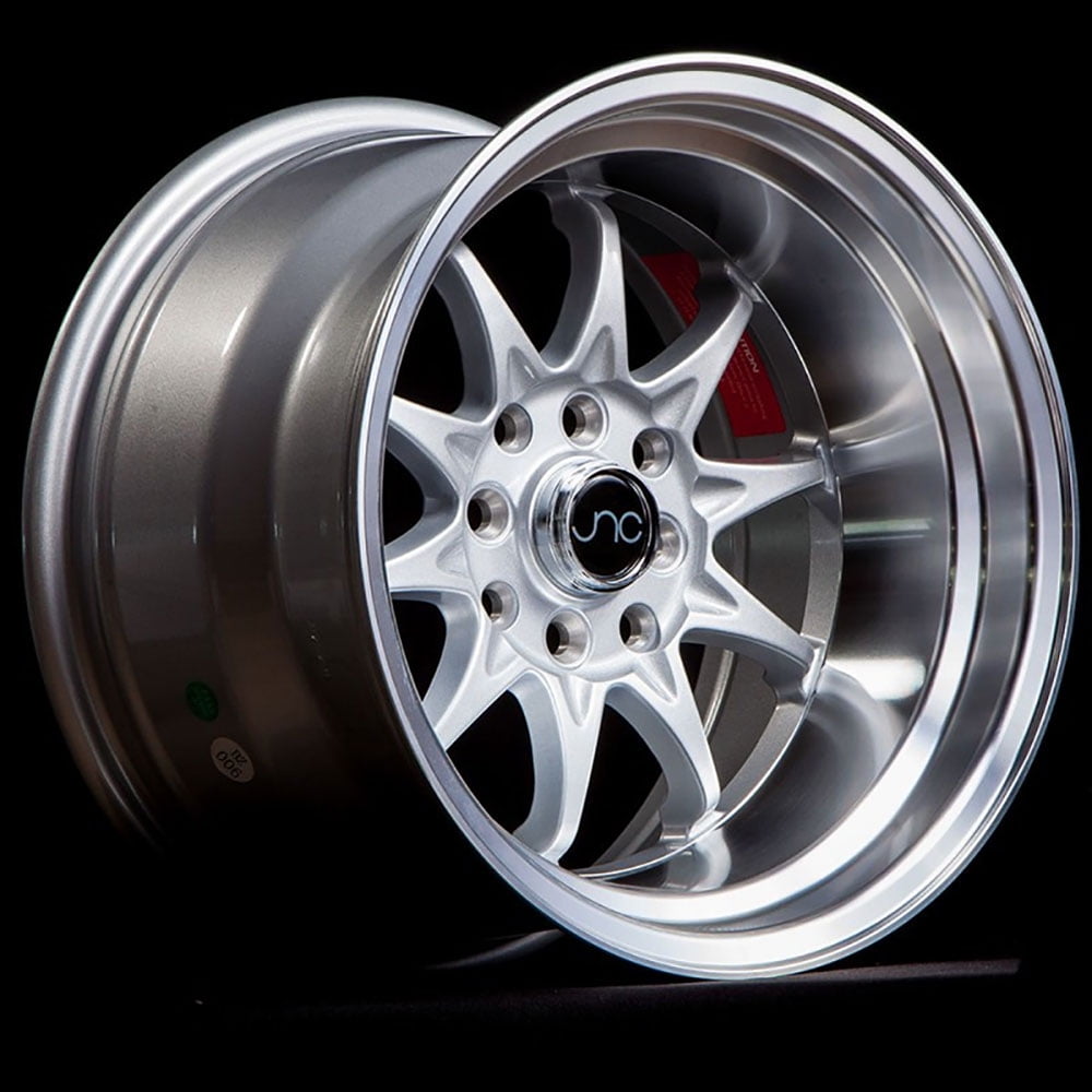 For 15x9 inch (1 Single Wheel Only) JNC Wheels - 15" JNC003 Silver ...