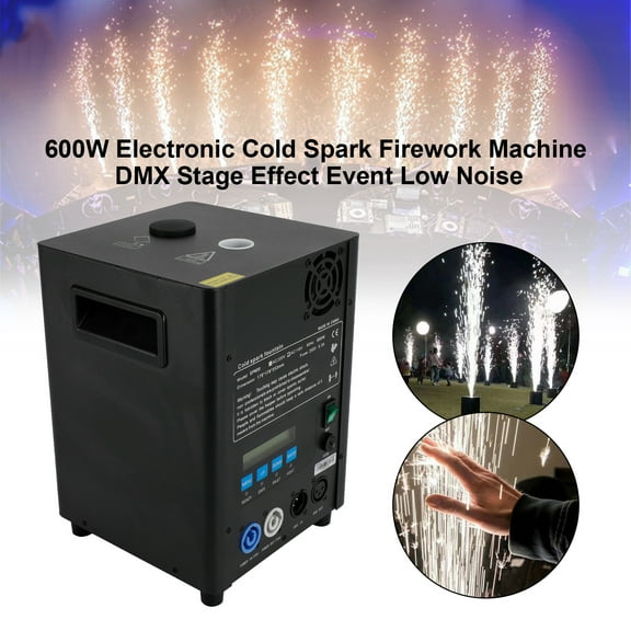 700W Cold Spark Firework Machine, Stage Equipment with Remote, for ...