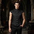 Aellinatey Medieval Renaissance Pirate Vest Gothic Steampunk Waistcoat ...
