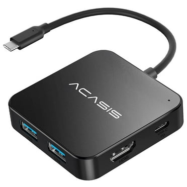 onn Portable 4-Port USB Hub with USB 2.0 Ports - Walmart.com