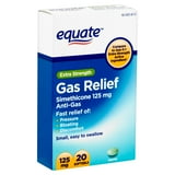 Equate Extra Strength Gas Relief Simethicone Softgels, 125 mg, 20 Ct ...
