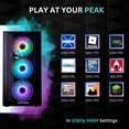 Novatech Gaming Desktop PC, RX580 8GB, Intel i7 Xeon 3.5GHz, 16GB RAM ...
