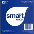 smartwater electrolye vapor-distilled water bottles in cardboard box ...