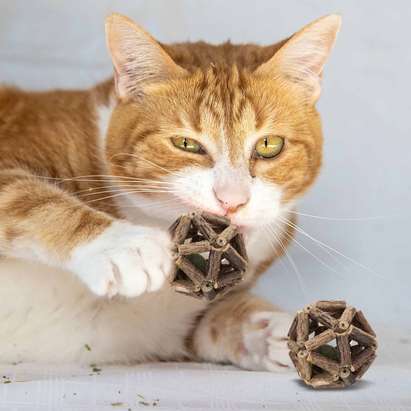 Click here for Uxcell 2pcs 3 Universal Catnip Balls Natural Silve... prices