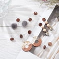 60Pcs Walnut Wood Stud Earring Findings with 316 Stainless Steel Pin ...