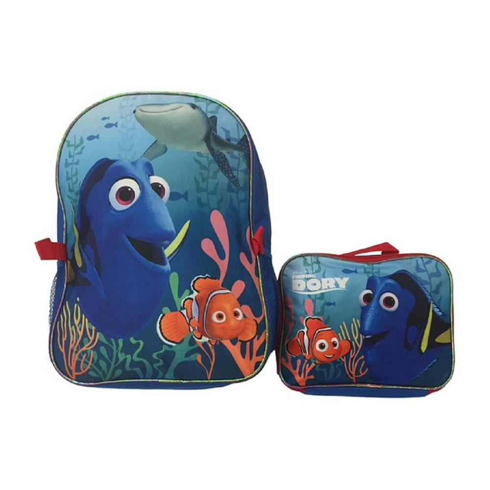 Finding Dory - Backpack - Disney - w/Lunch Bag New 056390 - Walmart.com ...
