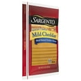 Sargento® Sliced Mild Natural Cheddar Cheese, 11 slices - Walmart.com