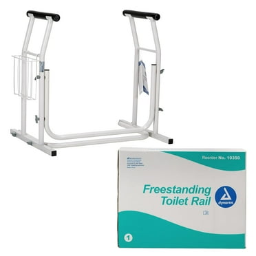 GF Health Lumex Versaframe Toilet Safety Rail, Adjustable Height & Width - Walmart.com