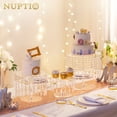 Nuptio Clear Acrylic Cake Stand for Party, Wedding, Cupcake Holder ...