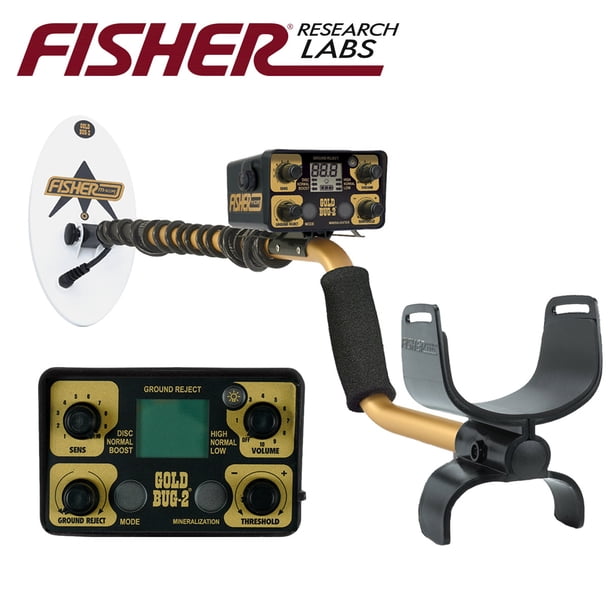 Fisher Gold Bug 2 II Metal Detector with 10inch Elliptical Search Coil ...