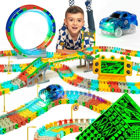 JitteryGit STEM Race Car Track Toy for Kids | Amazing Gift for Boys ...
