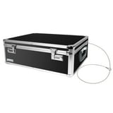 Vaultz Locking Storage Chest/Dorm Storage with Combination Locks, Black ...