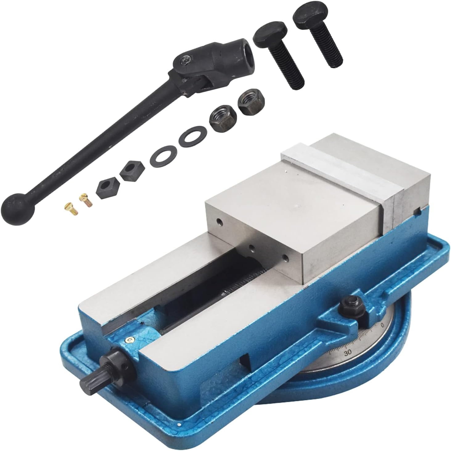 waltyotur CNC Milling Machine Vise 5 Inch Lockdown Bench Vise With 360 ...