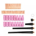 TIG Welding Torch Body Parts Kit 53pcs Set For WP 9 20 25 Nozzles ...