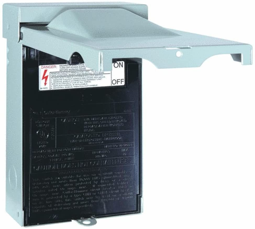 Eaton DPU222RP Disconnect Switch, AC, 60A, 2P, 120/240V, Pull-Out ...