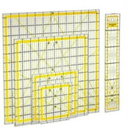 Dritz Omnigrid Acrylic Quilting Ruler Value Pack, 4 Count for Cutting ...